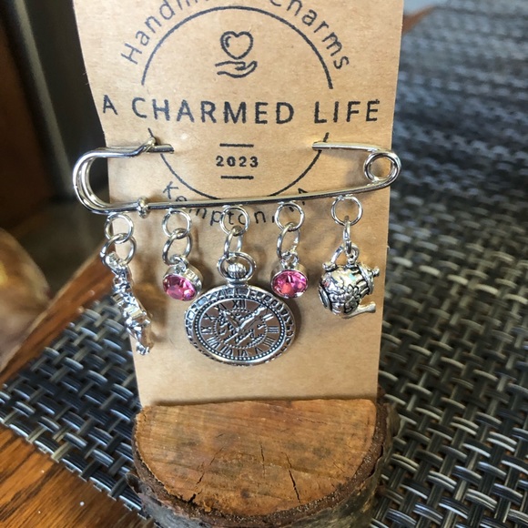 A Charmed Life | Jewelry | Nwt Handmade By A Charmed Life Silver Pin ...